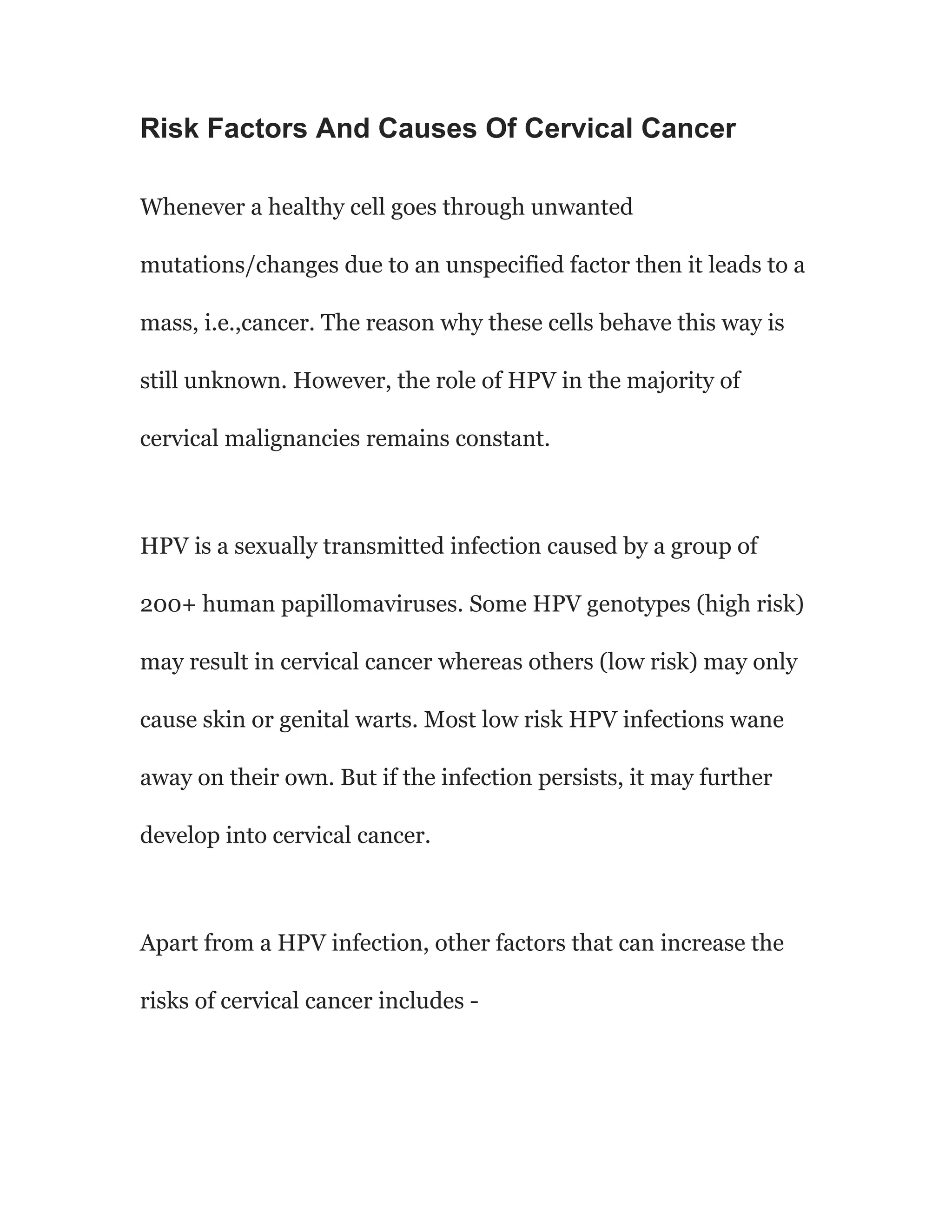 Cervical Cancer Causes, Symptoms And Risk Factors.pdf