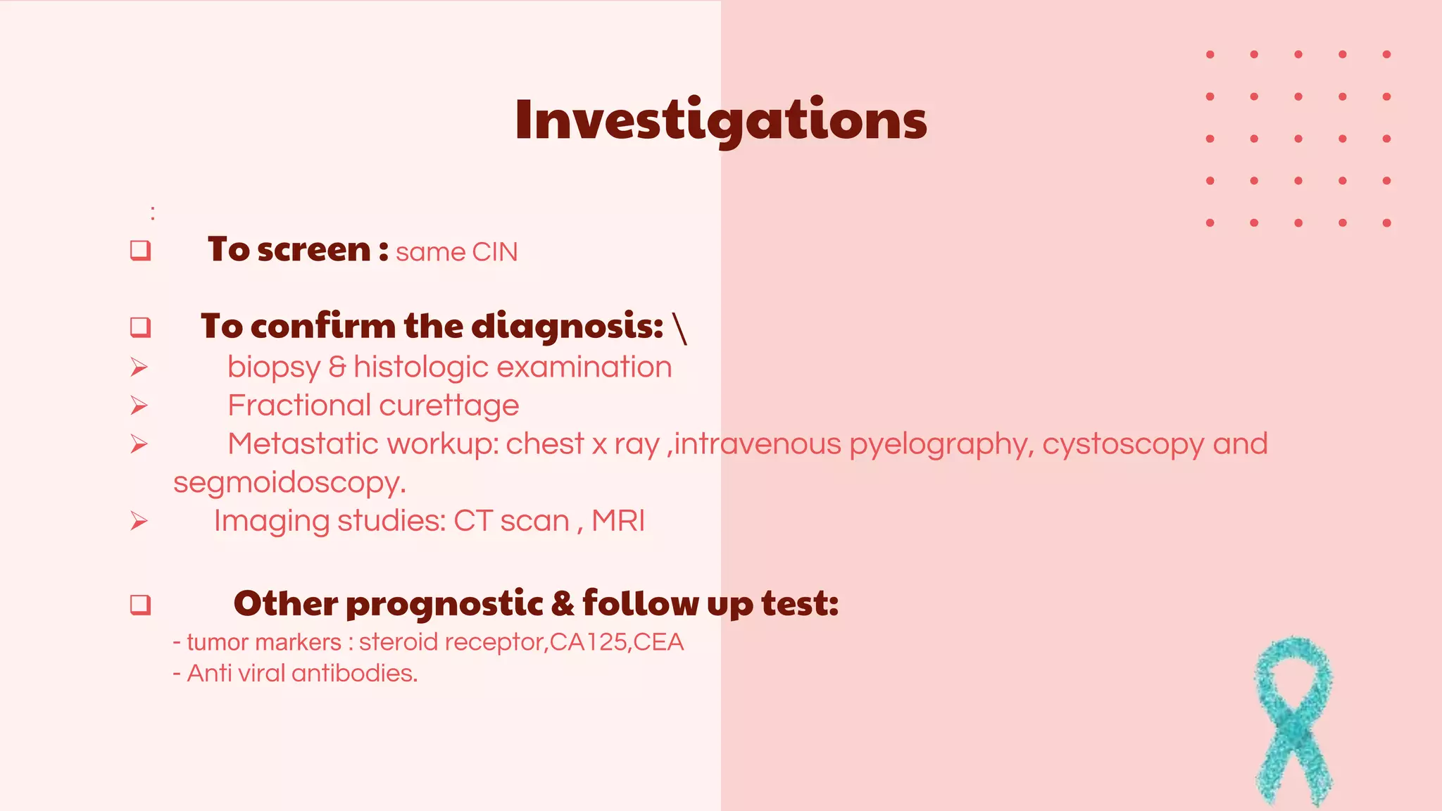 Cervical cancer Dr.Alia | PPTX