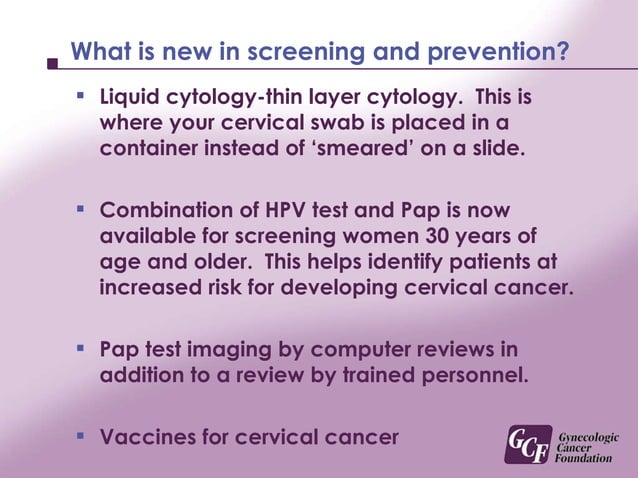 Cervical Cancer Educational Presentation | PPT