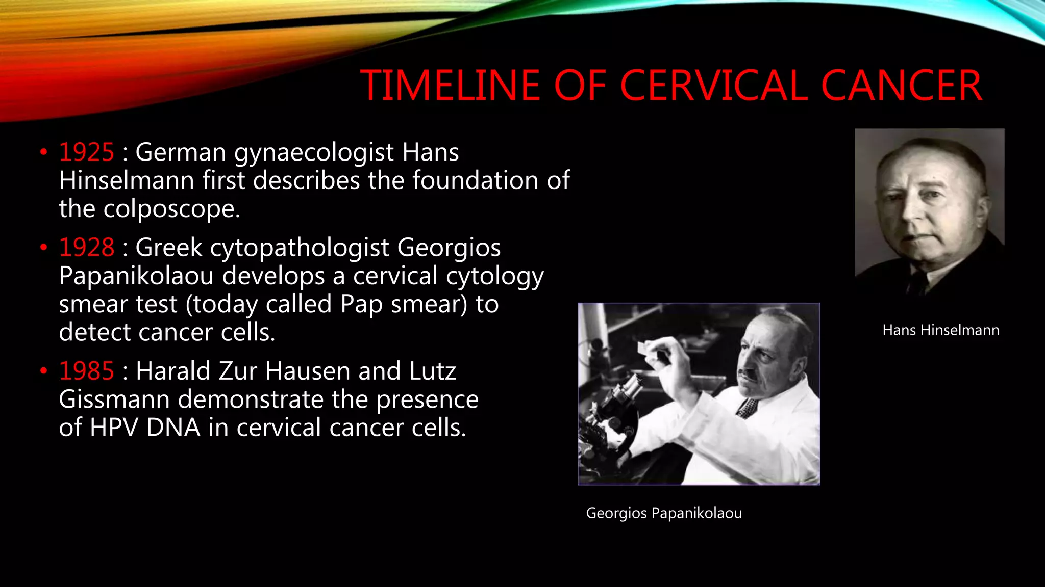 Cervical cancer global burden and where do we stand today | PPTX