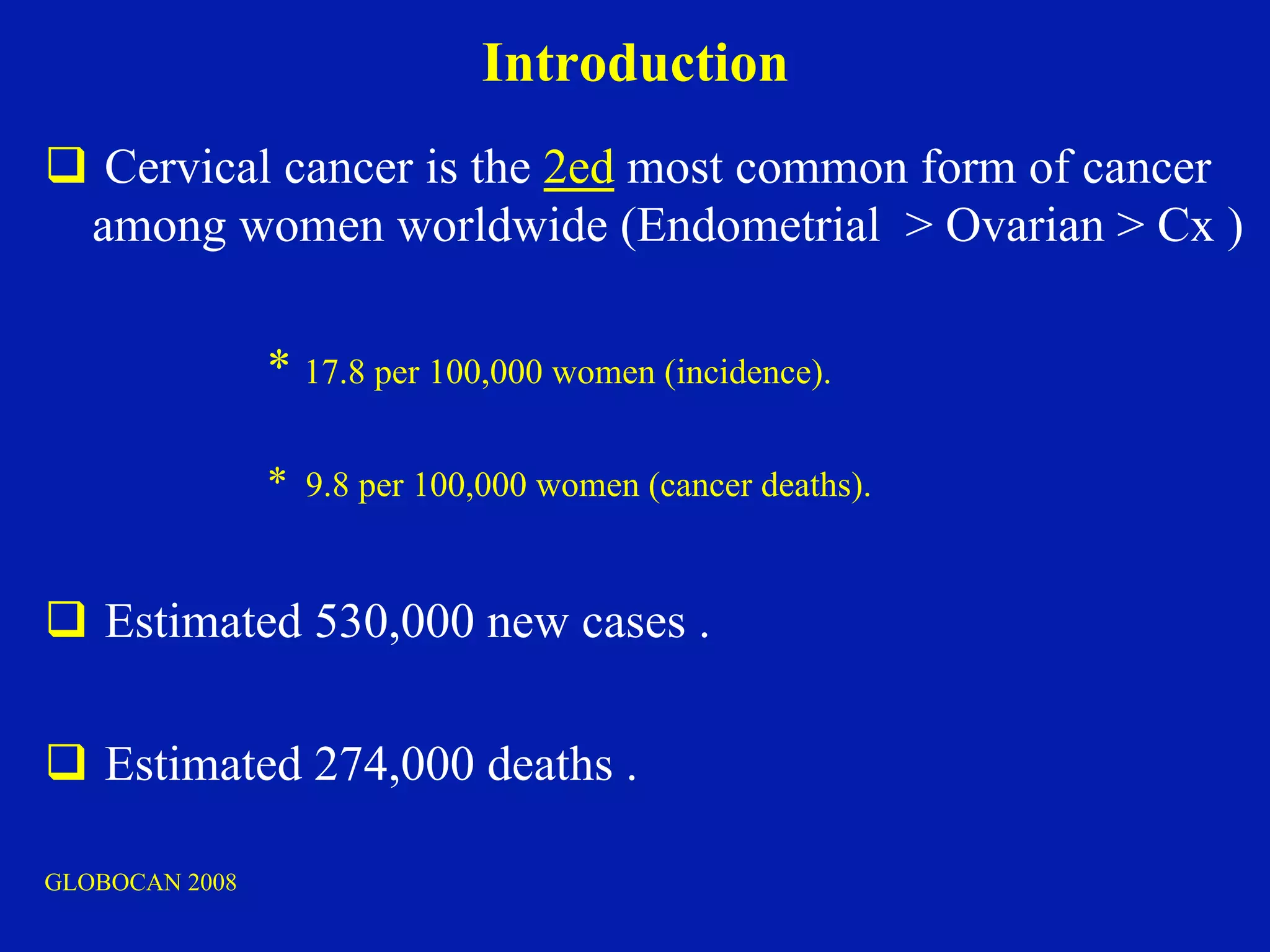 Cervical cancerin ksa dec 2011 | PDF