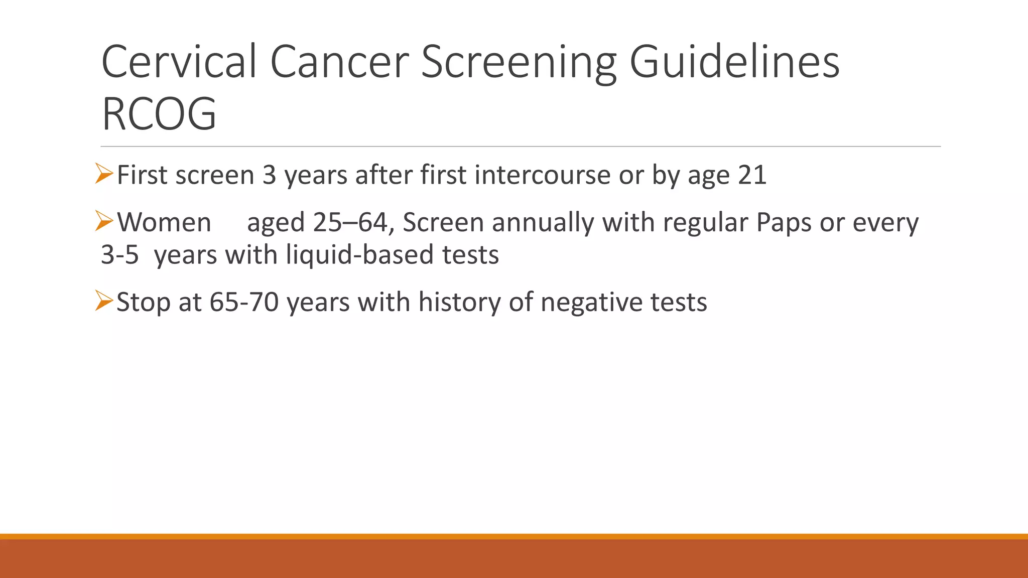 Cervical cancer | PPT