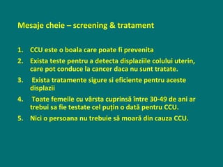 Cervical cancer mf_elena_popa | PPT
