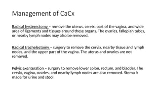 Cervical cancer presentation at CDH ZAMBIA | PPTX