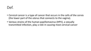 cervical cancers.pptx