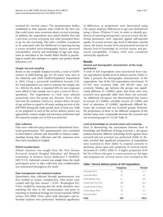 Cervical cancer screenin | PDF