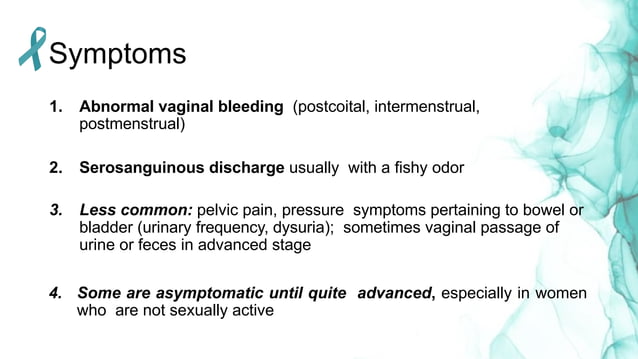 Cervical Cancer Lecture (Definition and Screening Guidelines) | PPTX