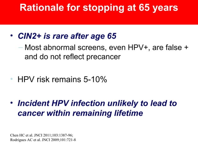 Cervical cancer screening guidelines 2013 | PPT
