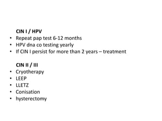 Cervical cancer screeningppt | PPTX