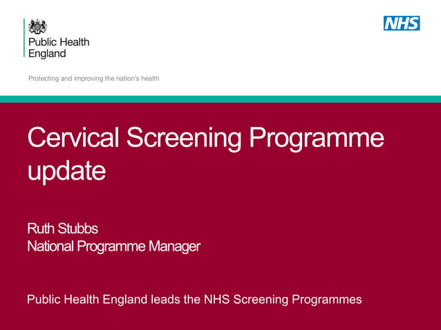 Launch of updated Cervical Screening Programme sample taker e-learning ...