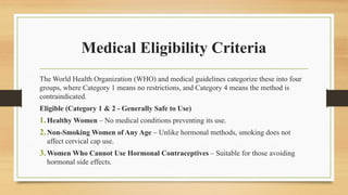 Cervical Caps as method of family planning | PPTX