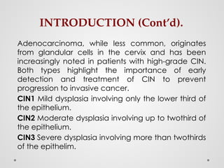 CERVICAL CARCINOMA short pdf on what you need | PPTX