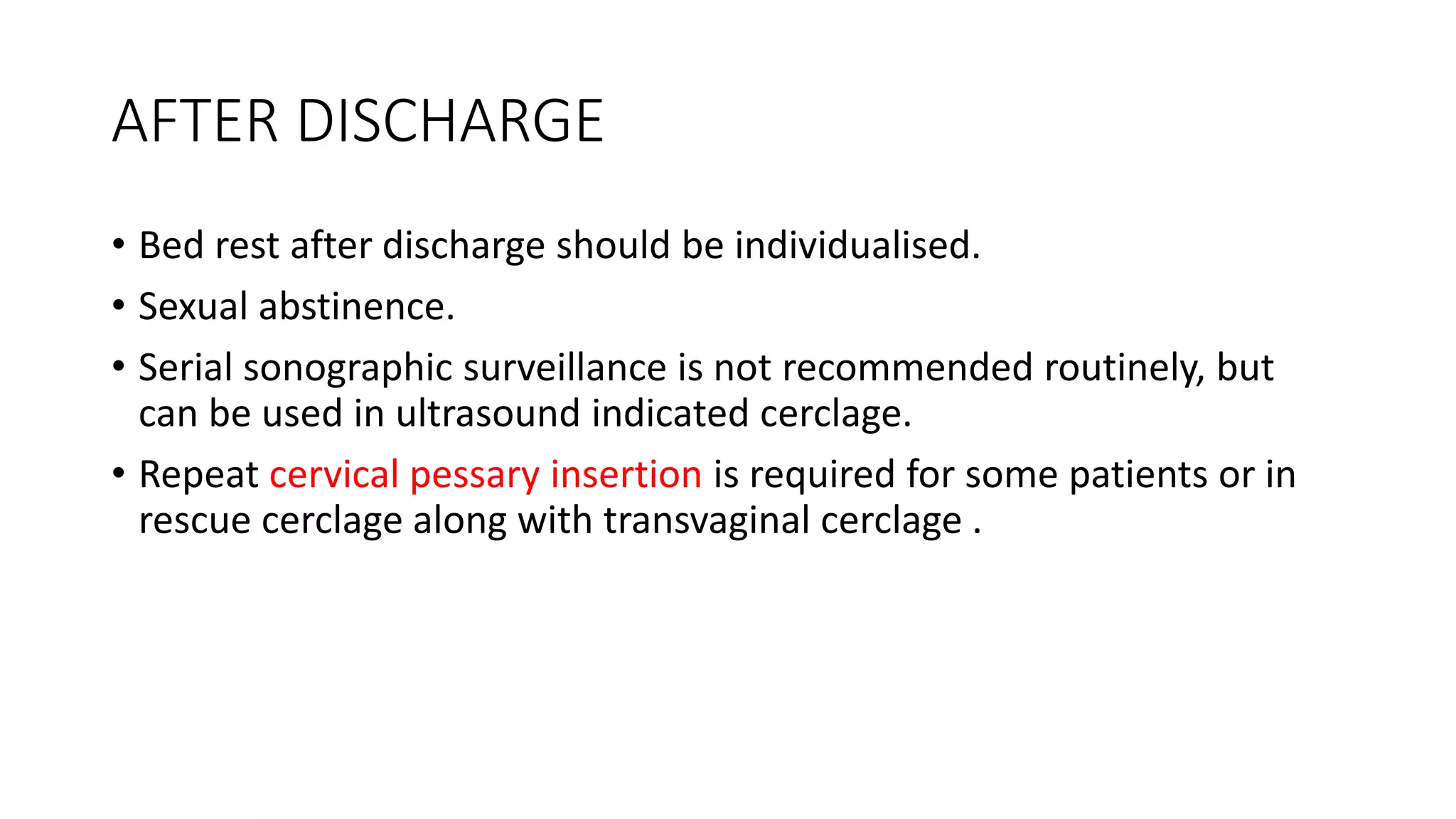 Cervical cerclage Procedure | PPTX