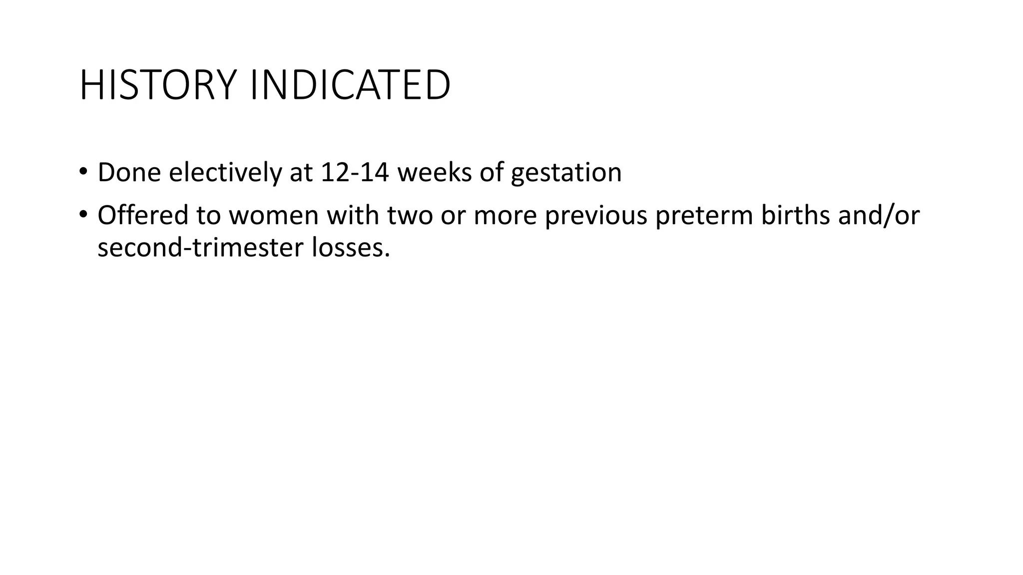 Cervical cerclage Procedure | PPTX
