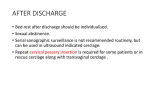 Cervical cerclage Procedure | PPTX