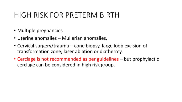 Cervical cerclage Procedure | PPTX | Pregnancy | Reproductive Health