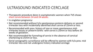 Cervical cerclage Procedure | PPTX