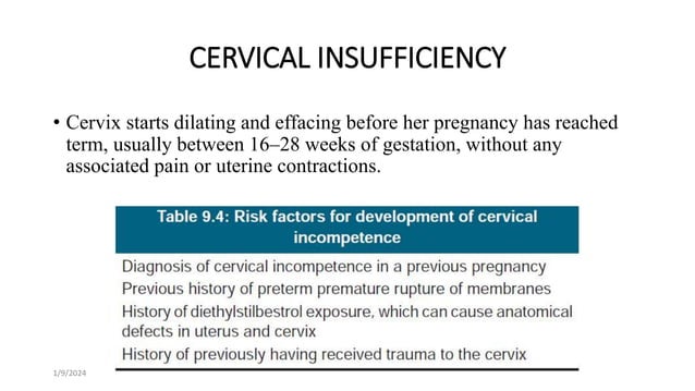 cervical cerclage.pptx | Pregnancy | Reproductive Health