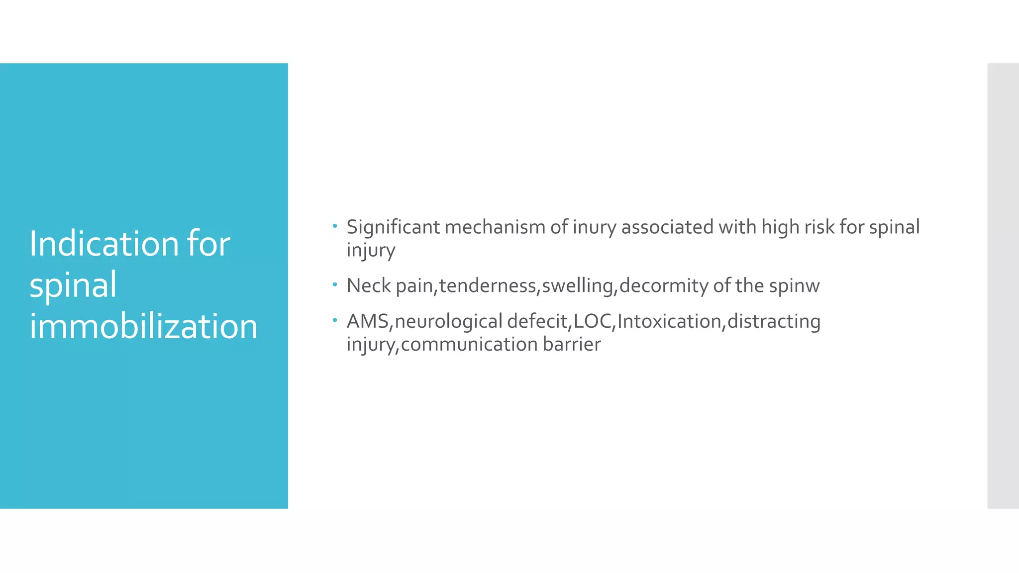 Cervical collar and immobilizer | PPTX