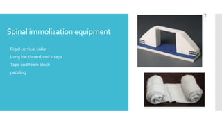 Cervical collar and immobilizer | PPTX