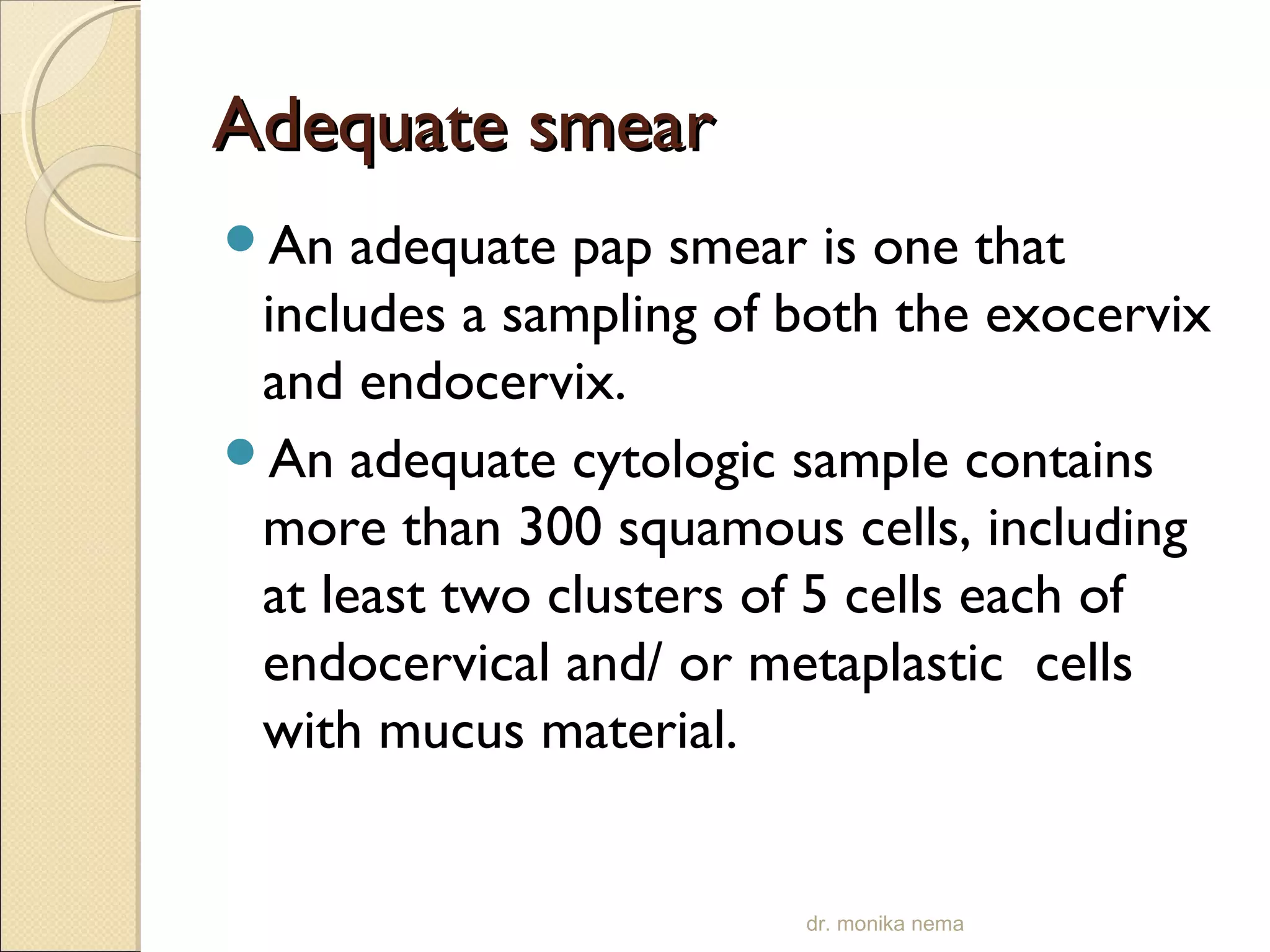 Cervical cytopathology | PPT