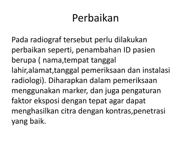 ppt kritisi dan evaluasi radiograf Cervical dan thoracal | PPTX