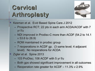 Cervical Disc Replacement Surgery | PPT