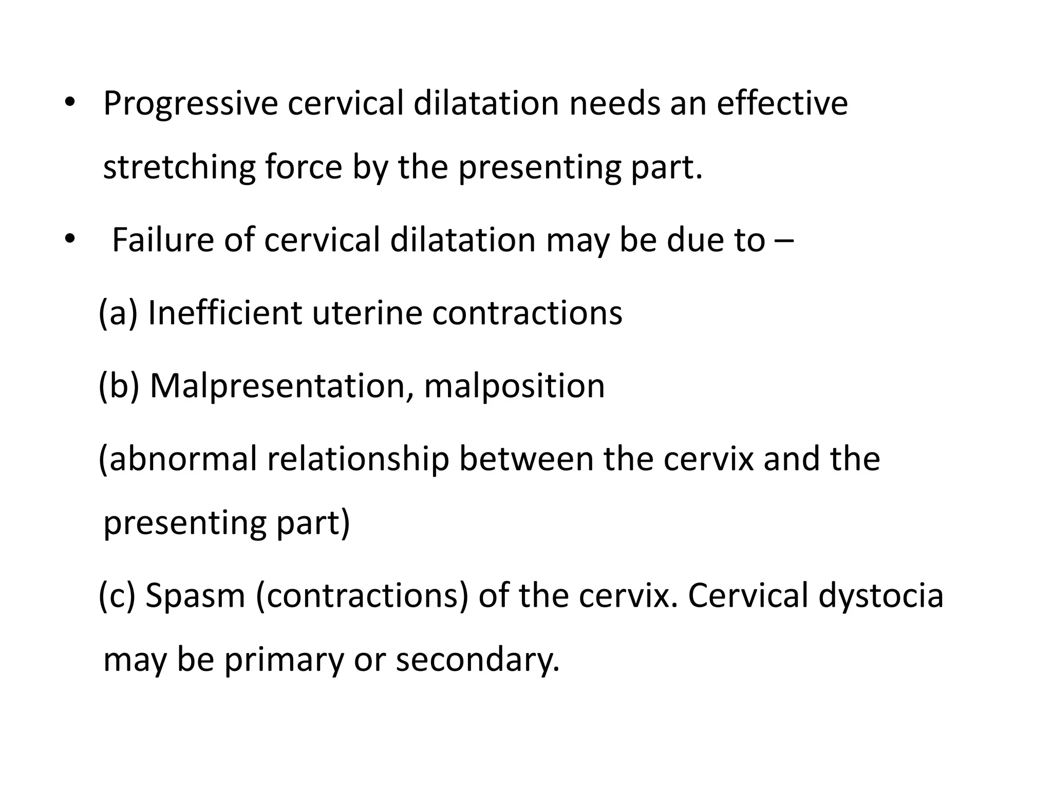 Cervical dystocia | PPTX