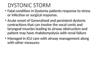 cervical Dystonia and types of dystonia.pptx
