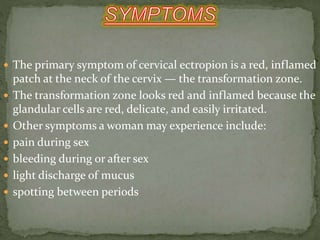 Cervical erison | PPTX