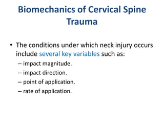 Cervical fractures | PPTX