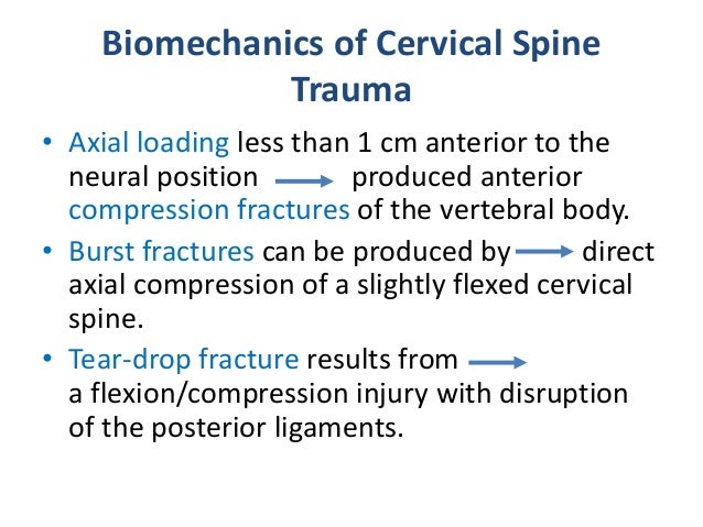 Cervical fractures