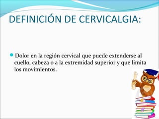 Cervicalgia y dorsalgia | PPT