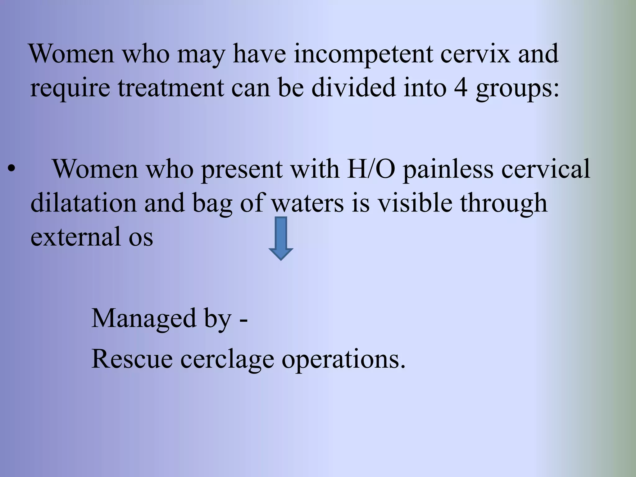 Cervical incompetence | PPTX