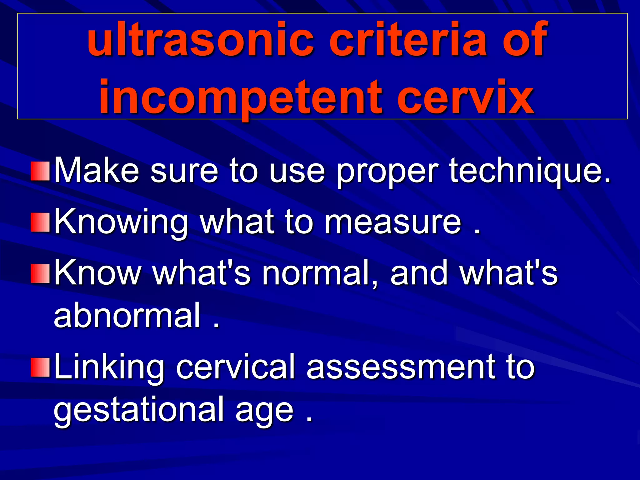 Cervical incompetence | PPT