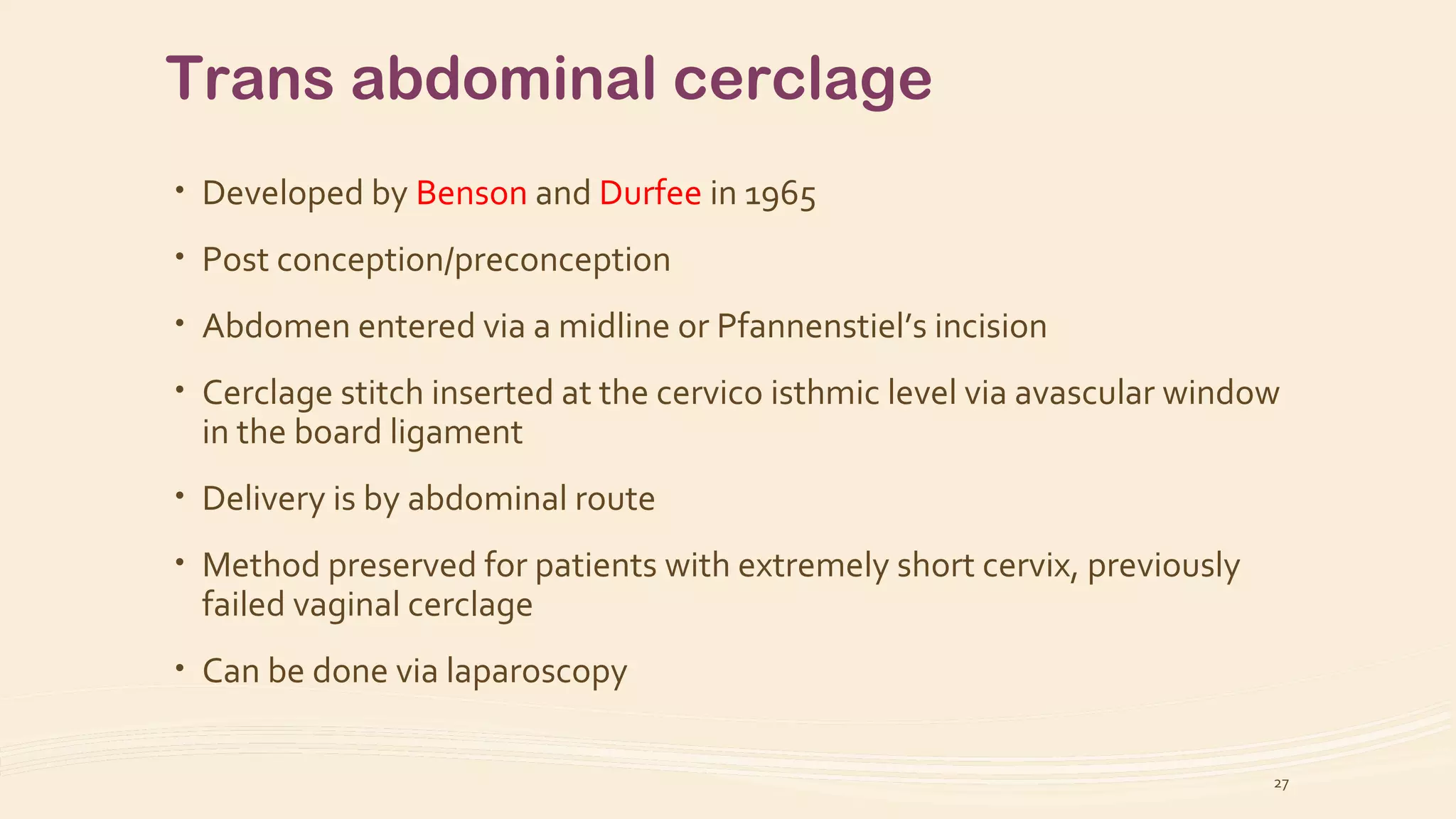 Cervical insufficiency | PPT
