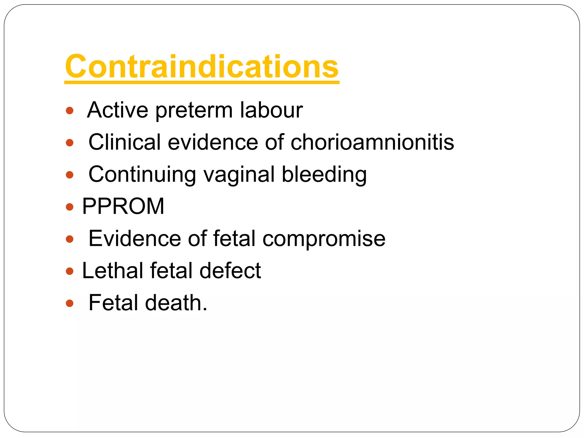 Cervical insufficiency | PPTX