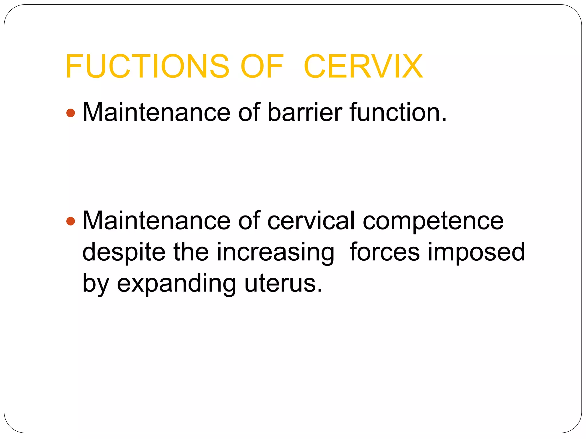 Cervical insufficiency | PPTX
