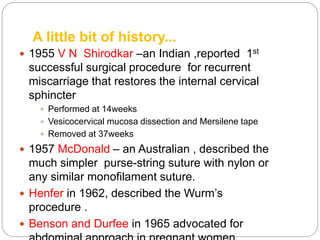 Cervical insufficiency | PPTX