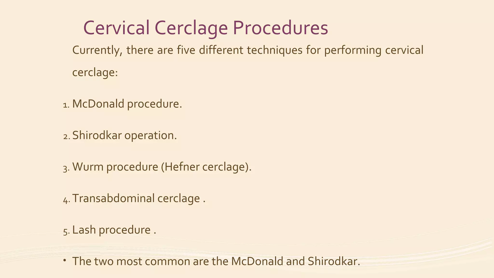 Cervical Incompetence | PPT