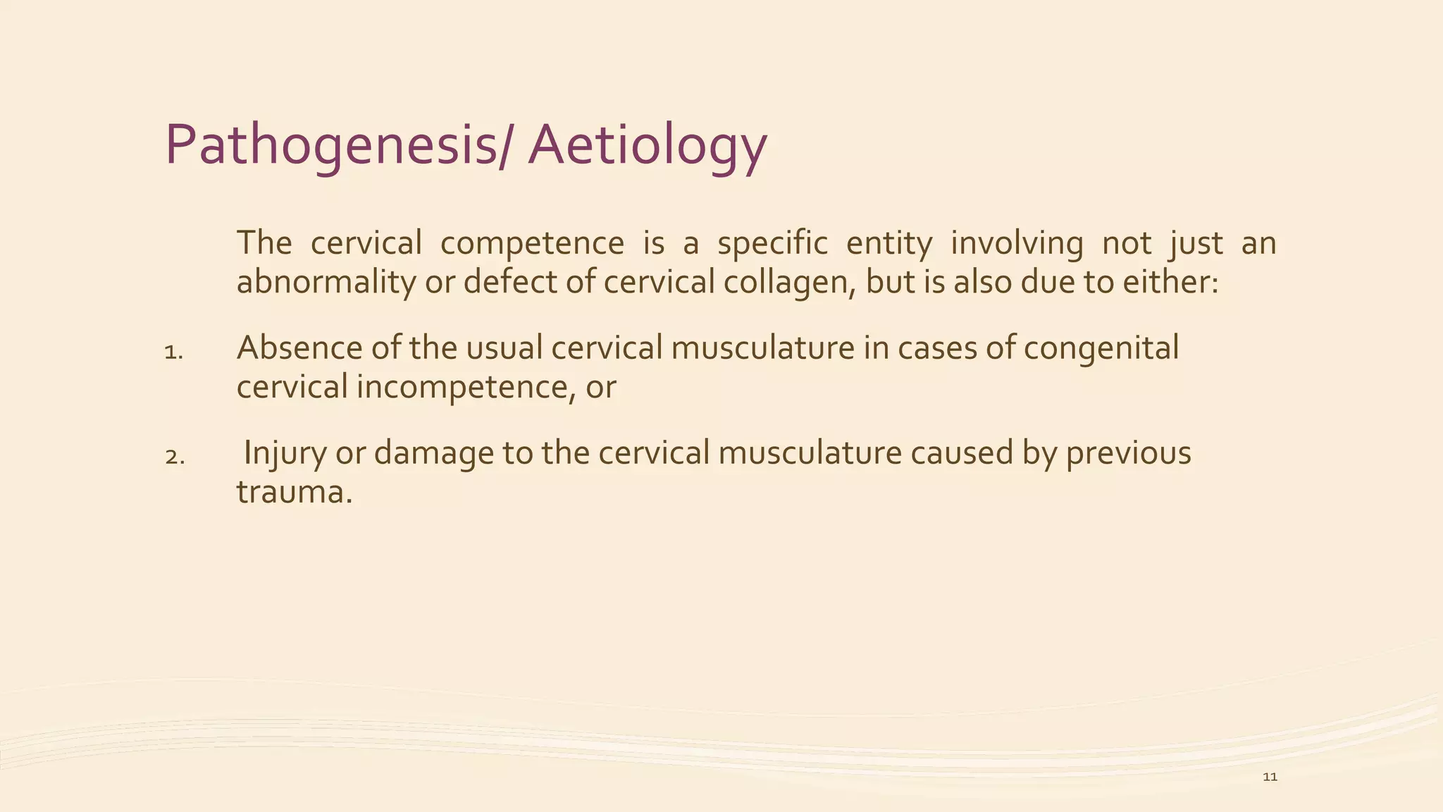 Cervical Incompetence | PPT