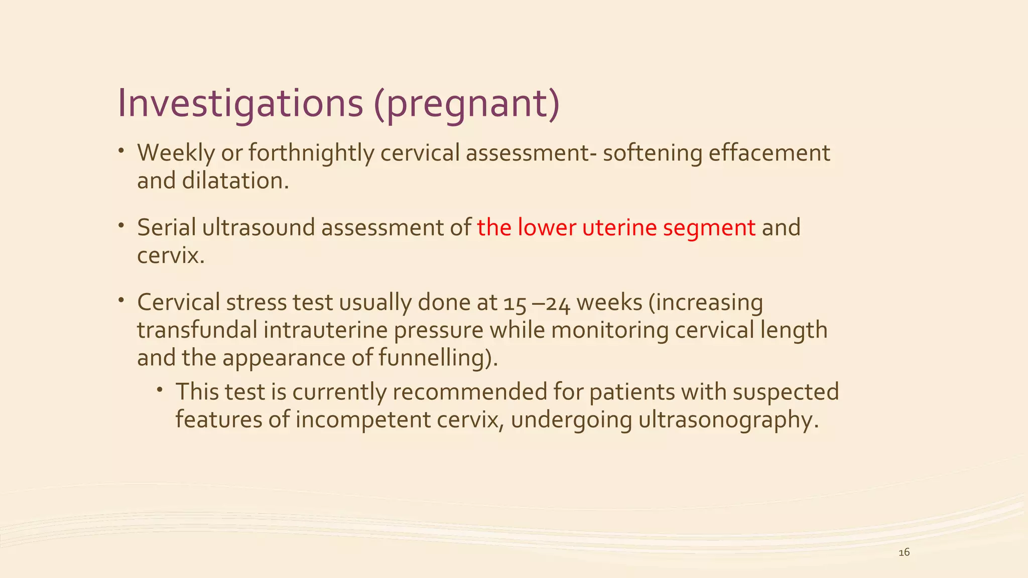 Cervical Incompetence | PPT