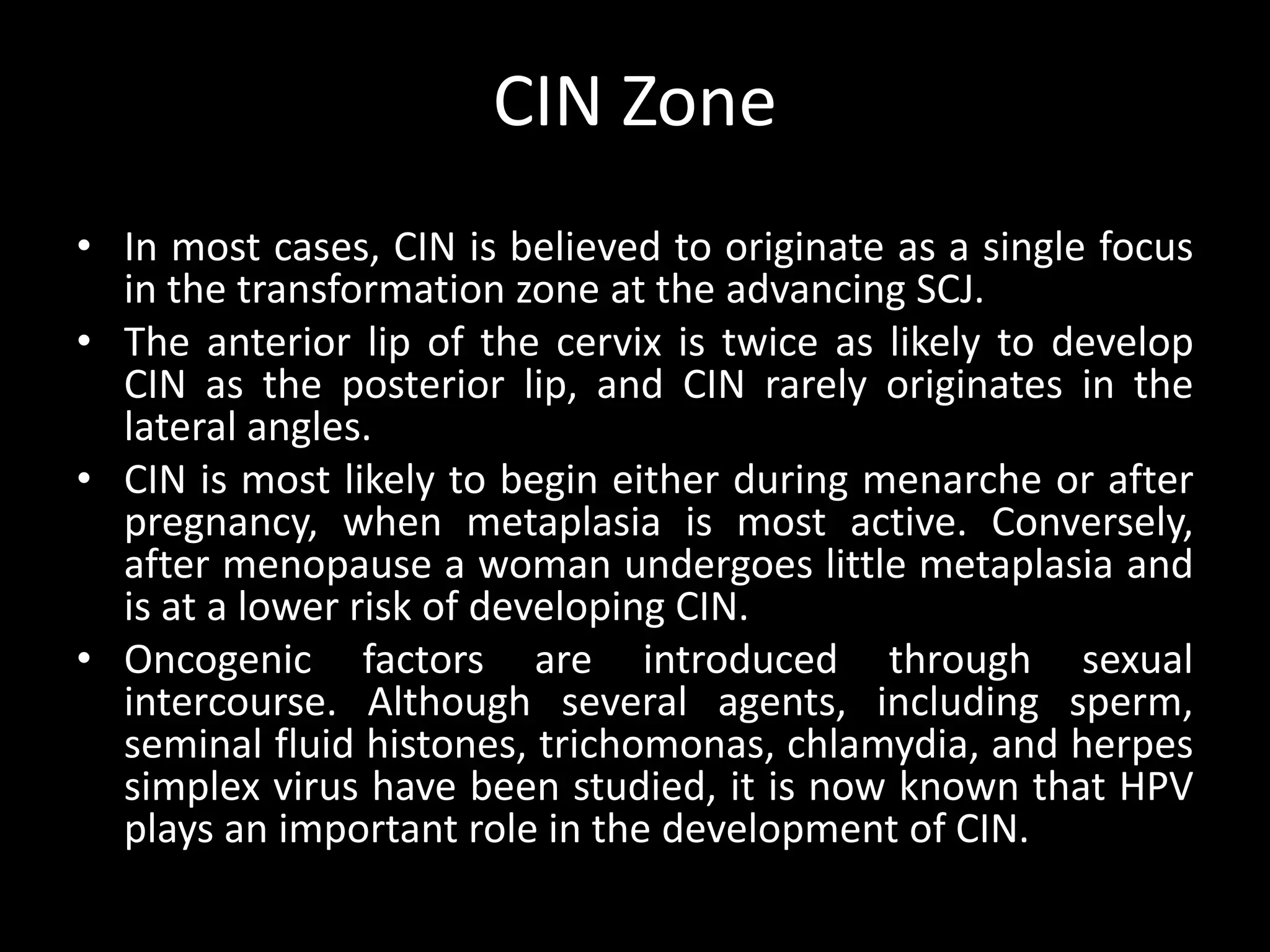 Cervical intraepithelial neoplasia | PPTX