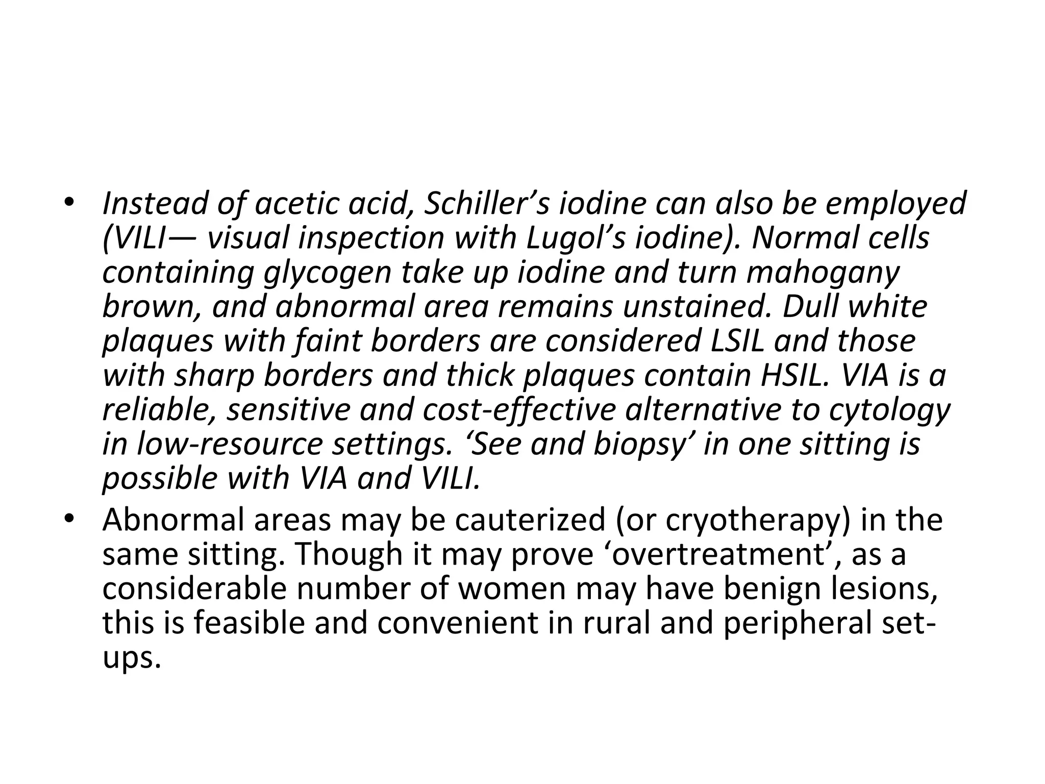 Cervical intraepithelial neoplasia, carcinoma of cervix | PPTX