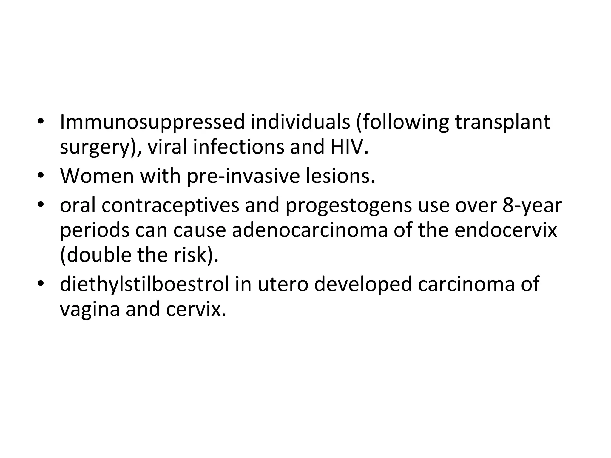 Cervical Intraepithelial Neoplasia Carcinoma Of Cervix Ppt