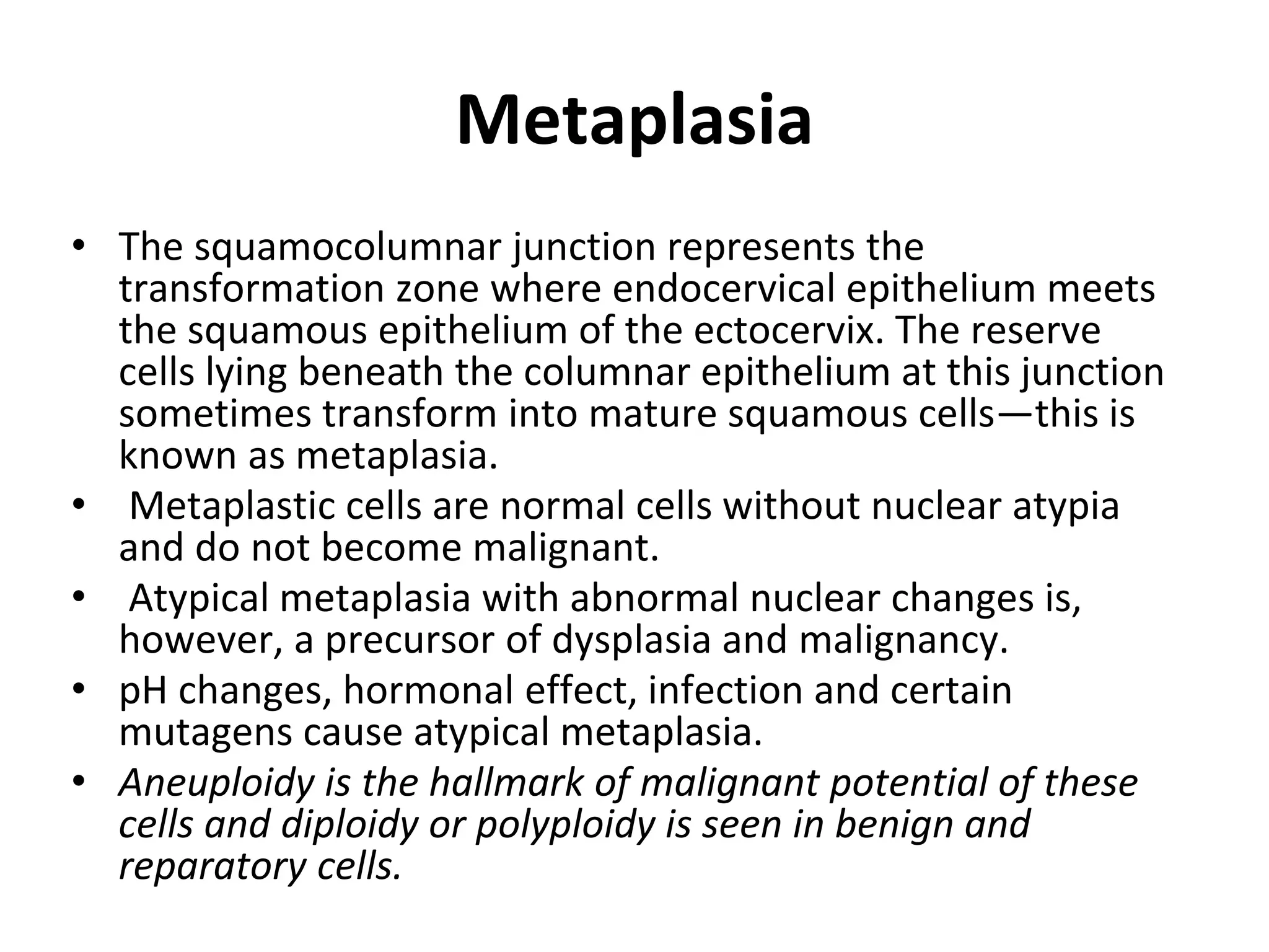 Cervical intraepithelial neoplasia, carcinoma of cervix | PPTX