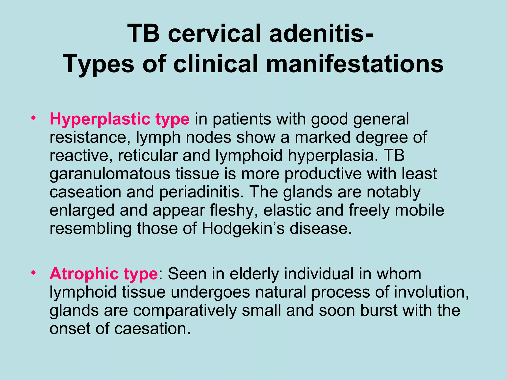 Cervical lymphadenitis | PPT