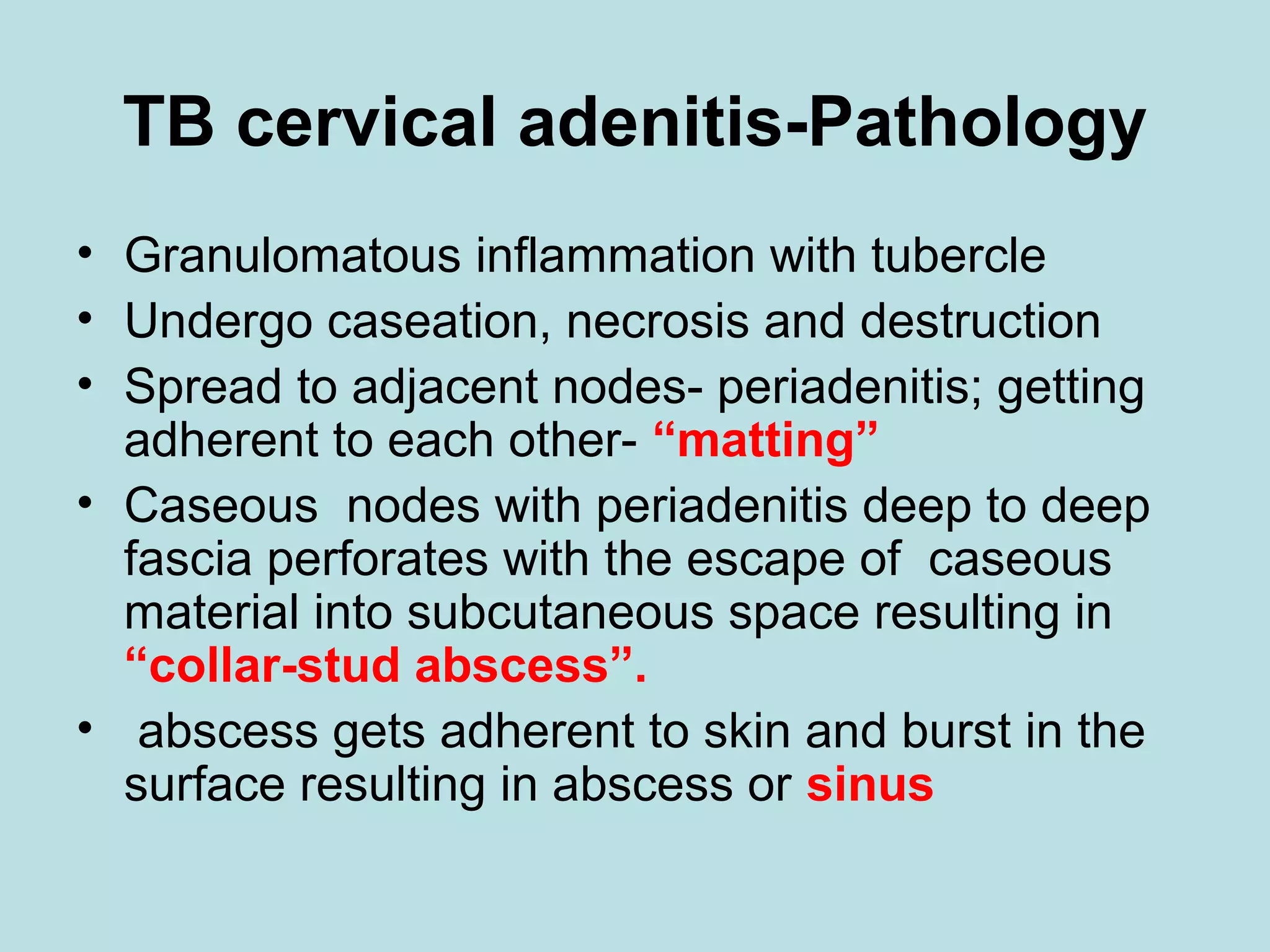 Cervical lymphadenitis | PPT