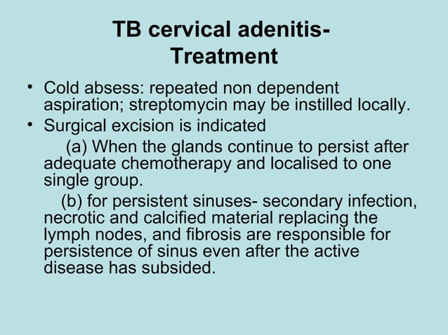 Cervical lymphadenitis | PPT | Ear, Nose and Throat Conditions ...
