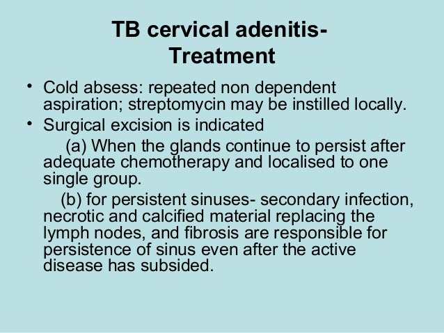 Cervical Lymphadenitis